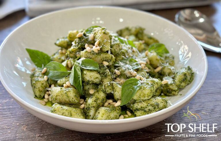 Basil Pesto Gnocchi – Top Shelf Fruits